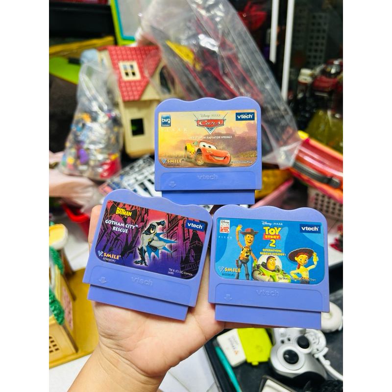 VTech VSmile Learning System Games ZayZoo, Disney Cars, Alphabet Park ...