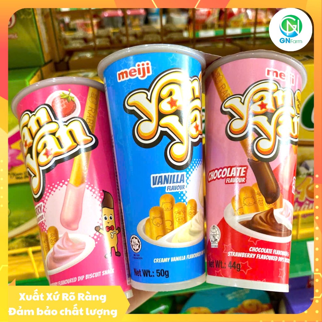 Yan Yan Cookies Chocolate Strawberry Cream Flavor Crispy Cake ...