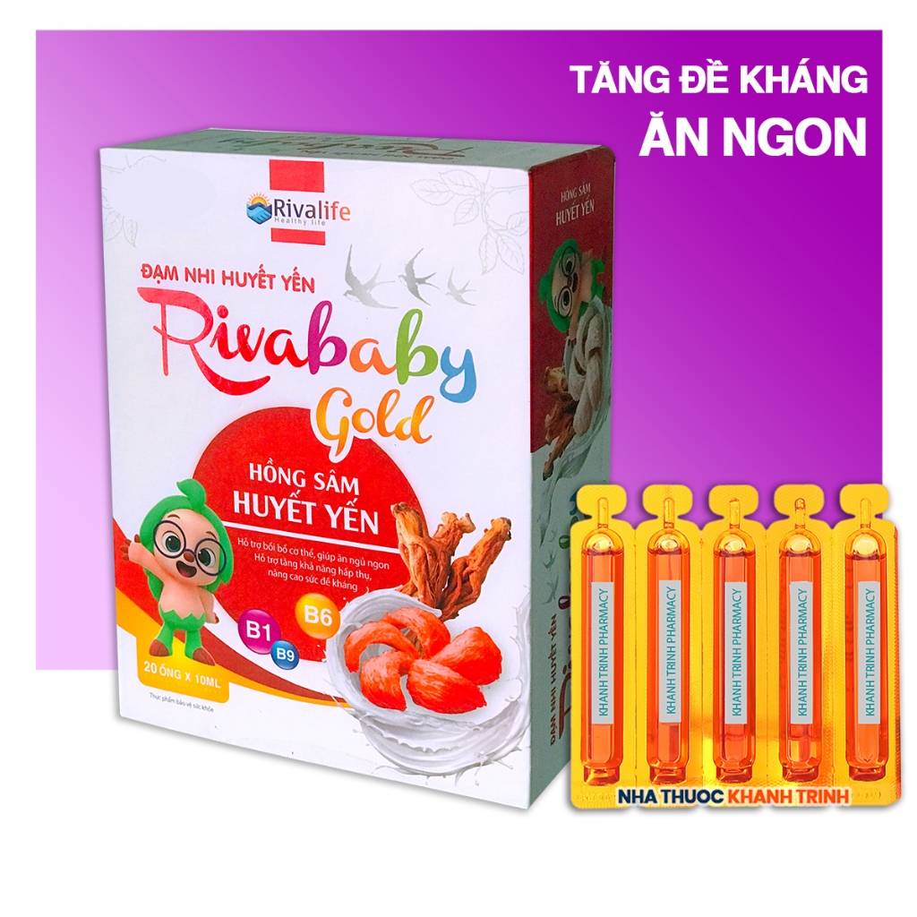 Rivababy Bird's Nest Blood Protein Syrup - helps children eat well ...