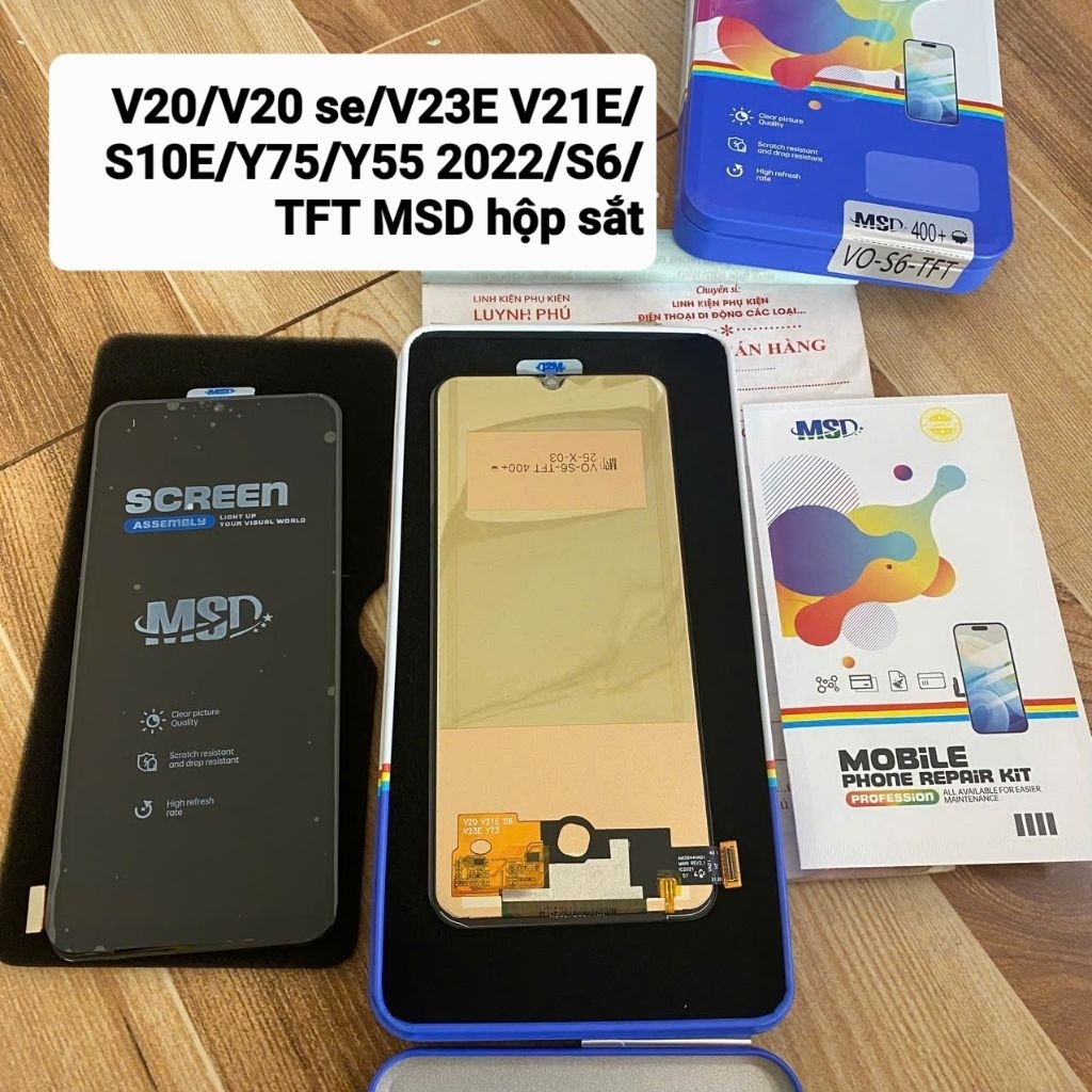 Vivo v20/v20 se/V21e/V23e/Y55 2022/S6 screen with free glue | Shopee ...