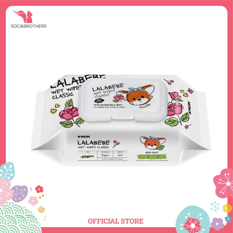 Lalabebe K-mom Korean premium wet wipes (100c) | Shopee Malaysia
