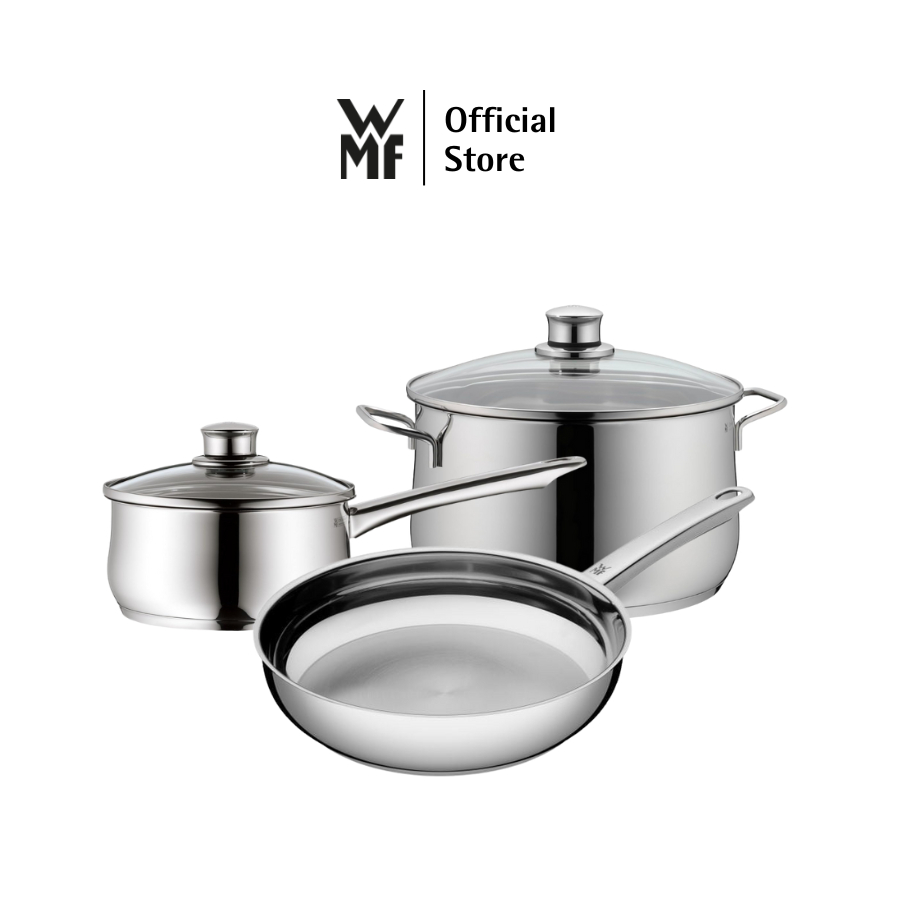 WMF DIADEM PLUS 3 Pot Set Piece Cromargan Stainless Steel Material, 3 ...