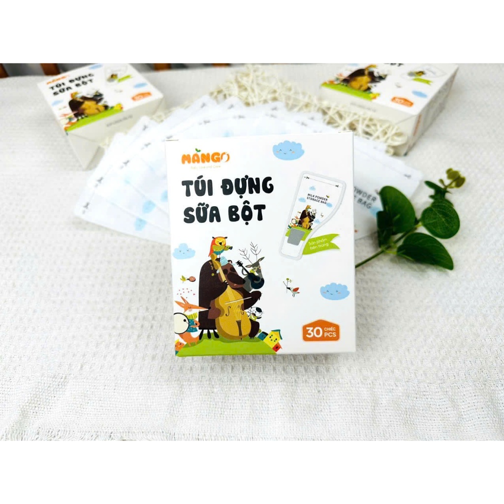 ManGo Powdered Milk Bags Pack of 30, Convenient and Safe Formula Milk ...