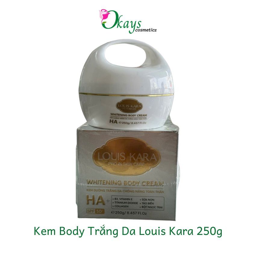 Louis Kara OK090 body cream whitens skin, hydrates the whole body ...