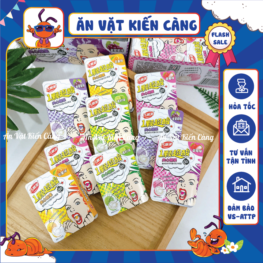 [COMBO of 5 BOXES] Chinese domestic Chocolate Super sour candy, the ...