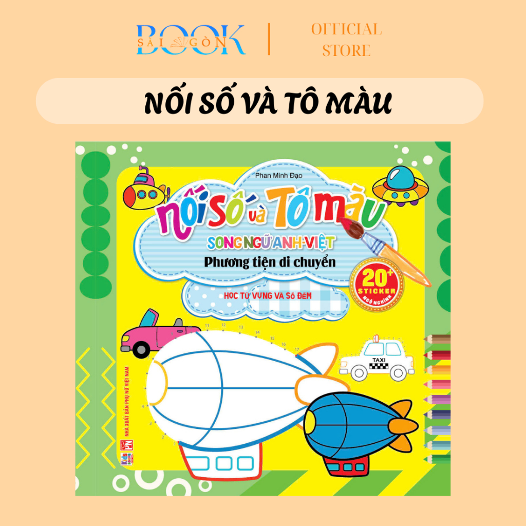Number Matching and Coloring Book - Transportation (VTK) | Shopee Malaysia