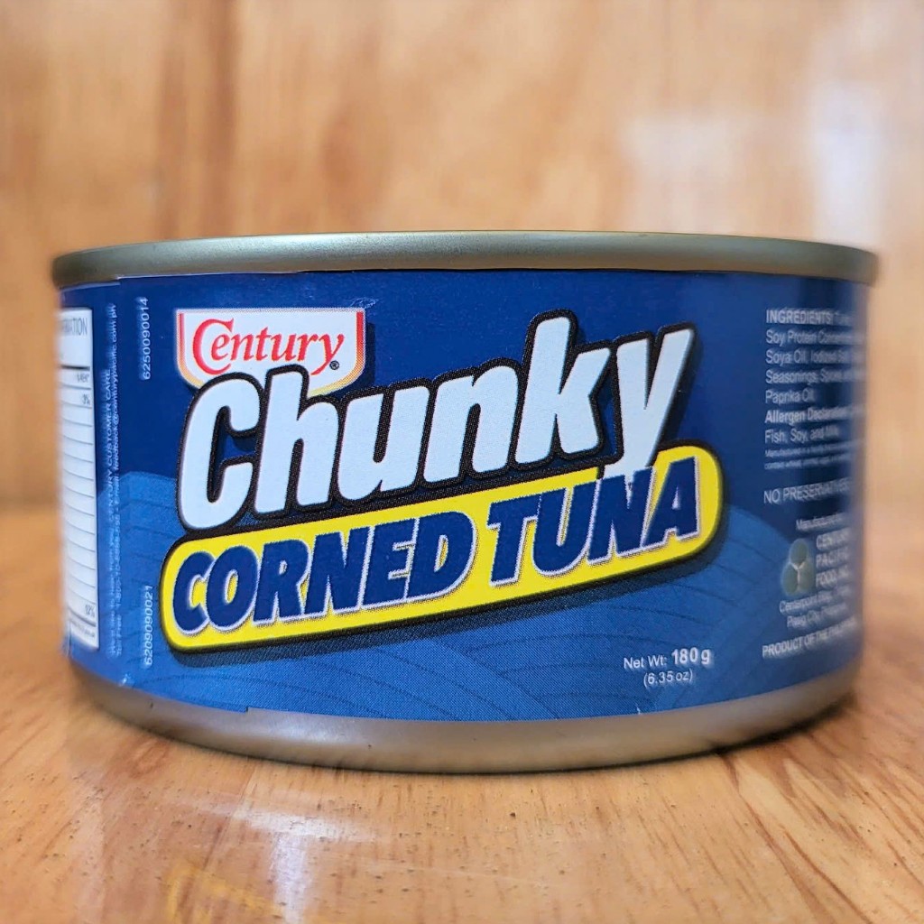 CENTURY [GREEN Chunky box] Tuna WITH SPICE SAUCE [PHILAPPINES] Corned ...