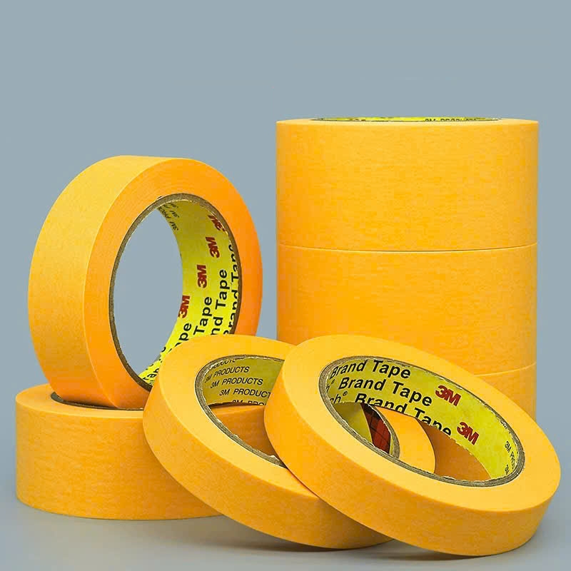 3M 244 50m long - High quality paint Masking tape - Masking tape High heat resistance, super ...