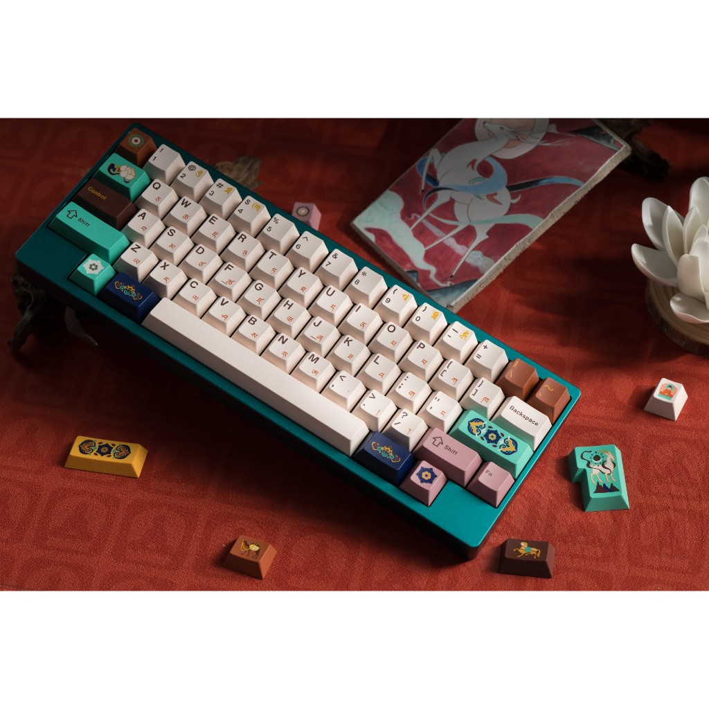 KeyKobo Boundless Jataka keycap set (Cherry profile / ABS Double-shot) | Shopee Malaysia