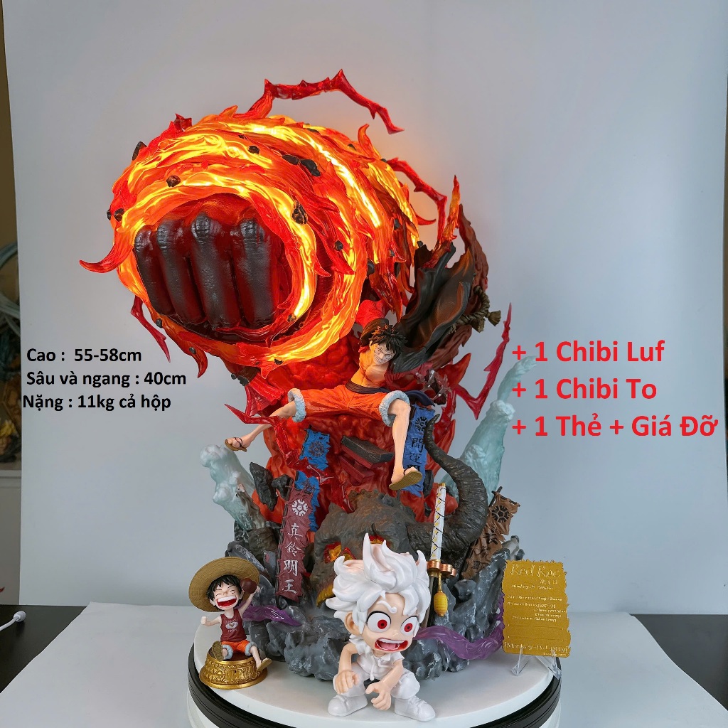 Luffy Red Roc,Luffy Redrock Model 60Cm High In Onepiece With Super ...