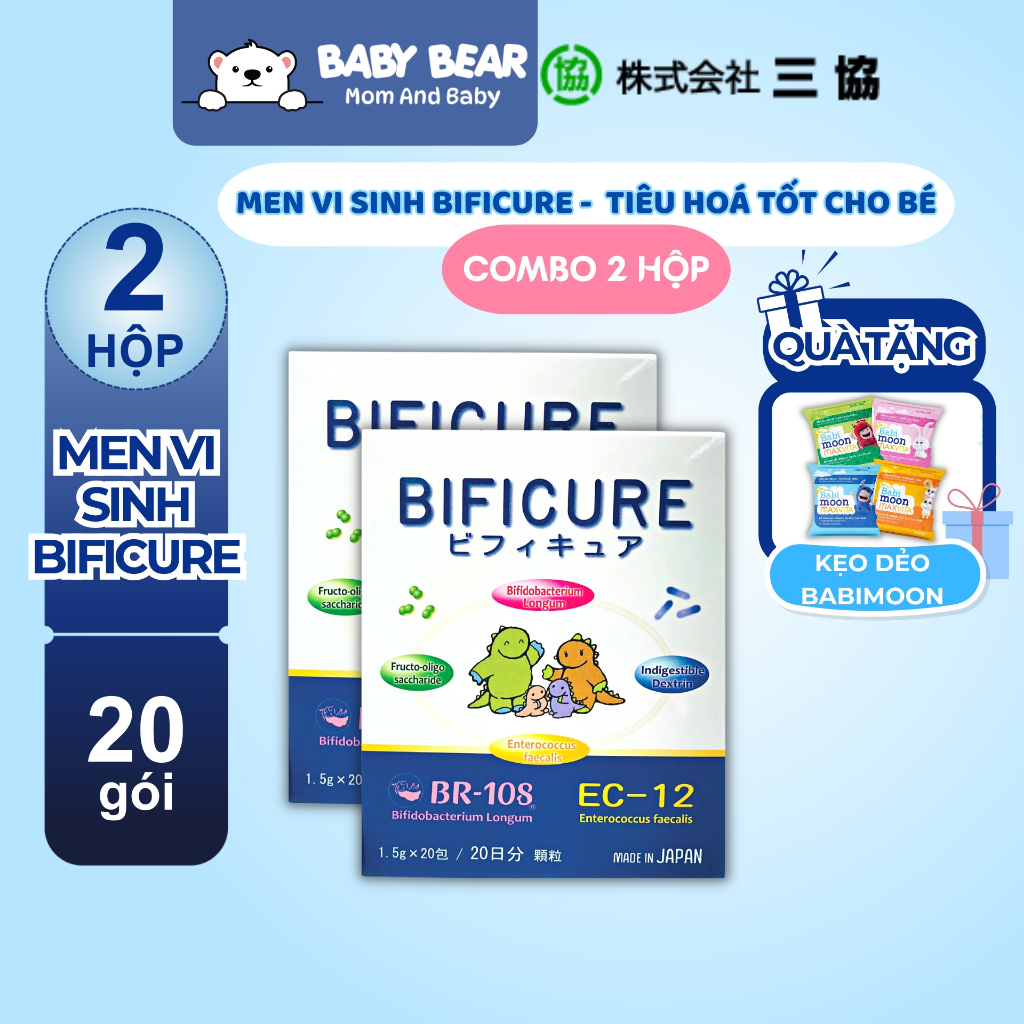 [COMBO 2 BOXES] Bificure Probiotics - Supplement Probiotics, Good ...