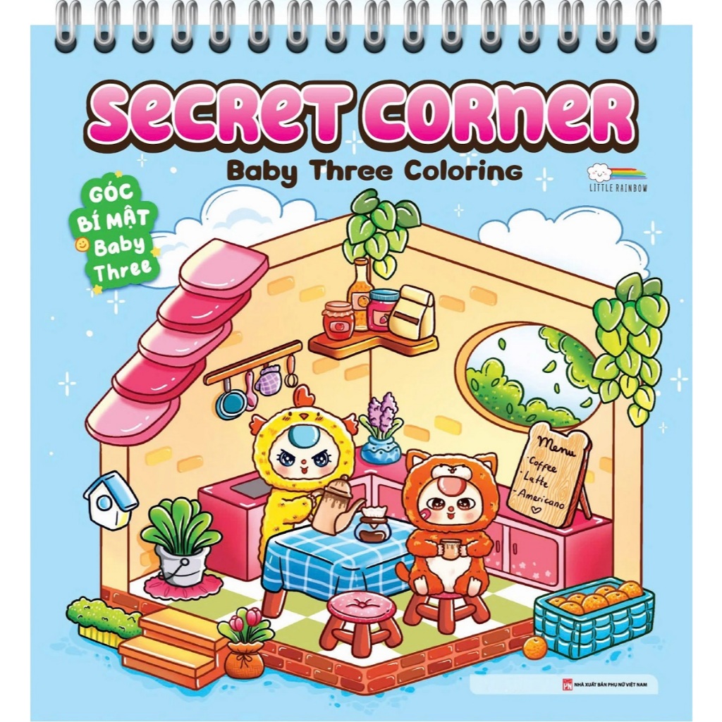 Coloring Book - Secret Corner Baby Three Coloring: Baby Three Secret Corner | Shopee Malaysia