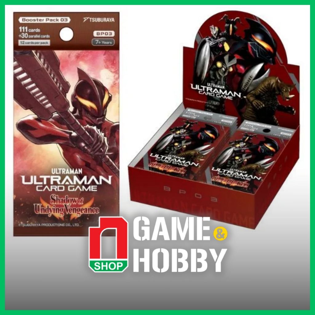 Ultraman Card Game Booster Pack Shadow of Undying Vengeance BP03 - Genuine Tsburaya Card ...