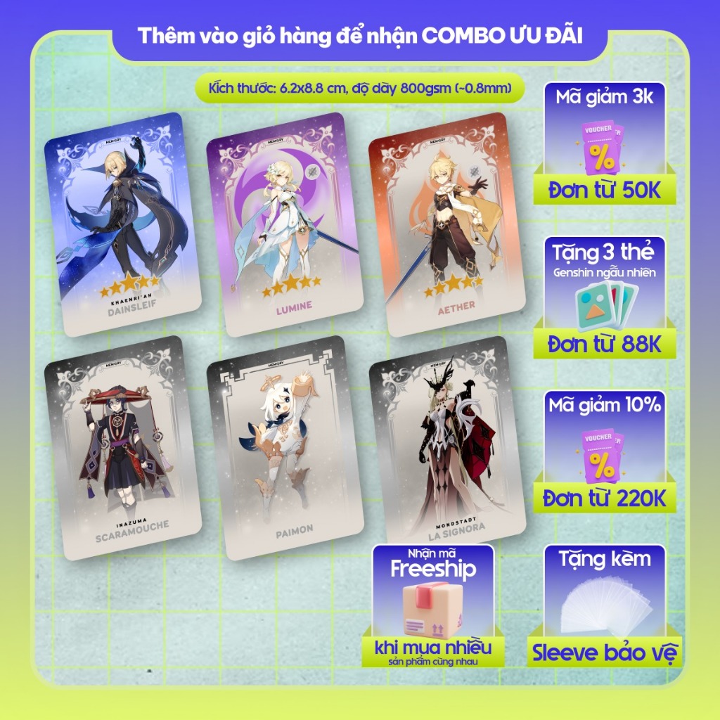 GENSHIN IMPACT | Genshin Impact Character CORNERED CARD | SKYLLECTA ...