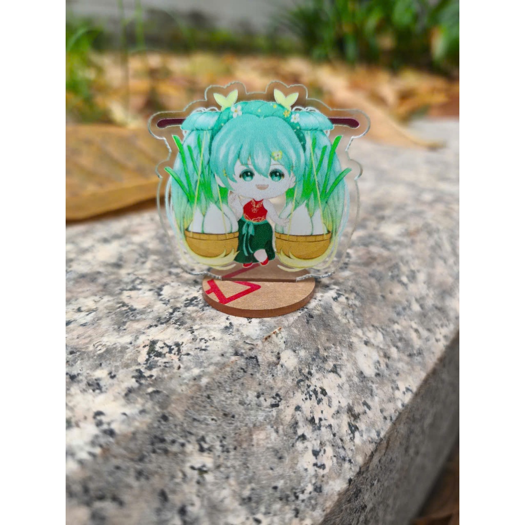 Mini Standee Chibi Vocaloid Hatsune Miku Standing Model decorates study ...