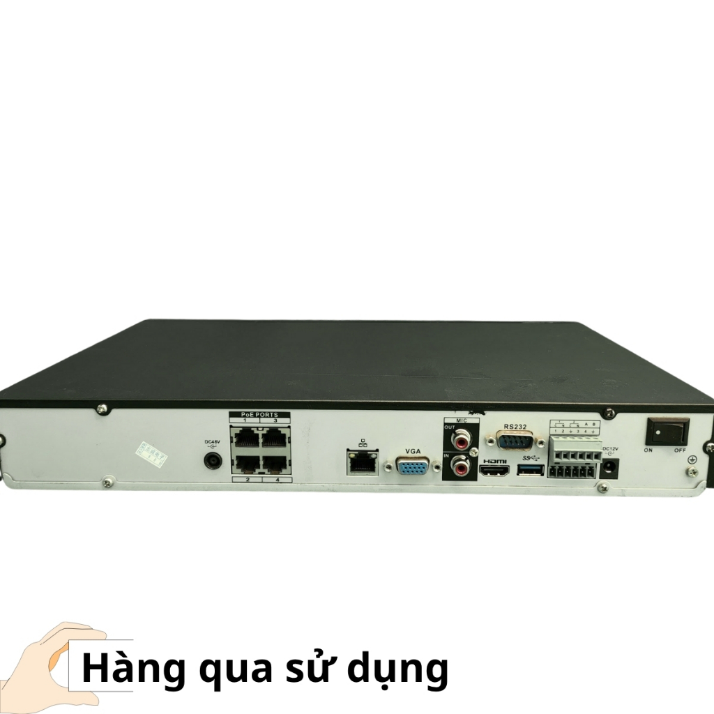 Dahua 4-channel POE recorder Code NVR 4204P / Runs 2 hard drives / Runs 8mp camera | Shopee Malaysia