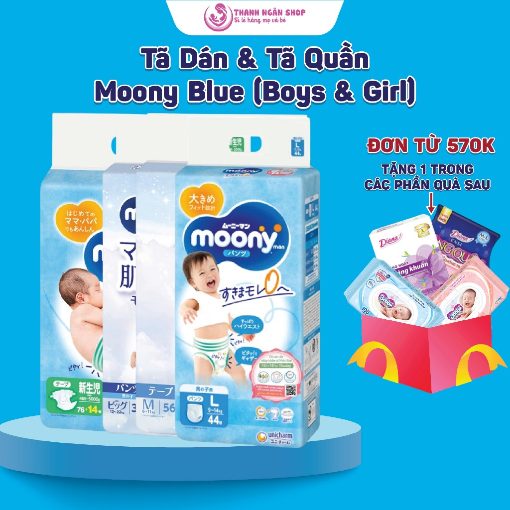 Moony Blue - Moony Blue Diapers and Diapers in All Sizes for Boys and ...