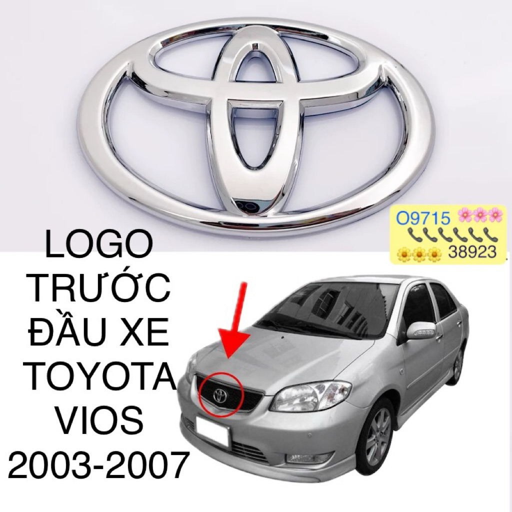 FRONT LOGO OF TOYOTA VIOS 2003-2007 75311-0D010 | Shopee Malaysia