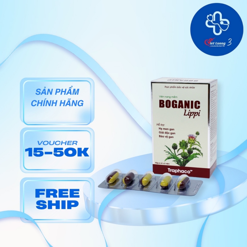 TPBVSK Boganic Lippi Traphaco - Supports: Detoxifies, Cools the Liver ...