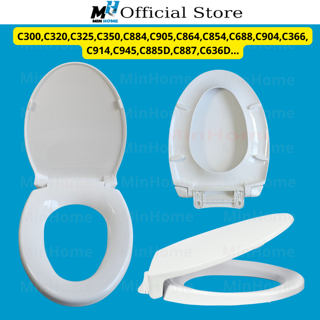Soft Closing Toilet Cover for TOTO, High Quality Solid Molded Plastic ...
