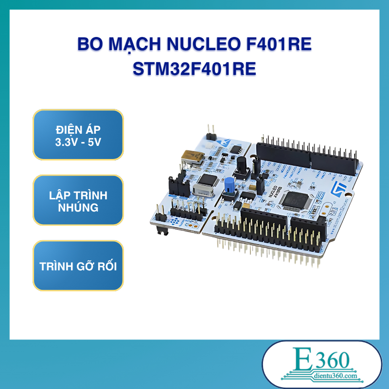 NUCLEO-F401RE STM32F401RE Board – Powerful Performance (free extra ...