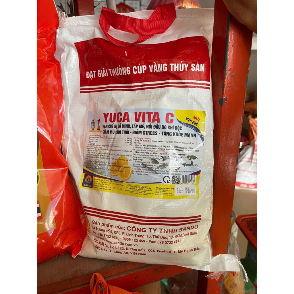Disease prevention for shrimp and fish, Yucca vita c, limits red ...