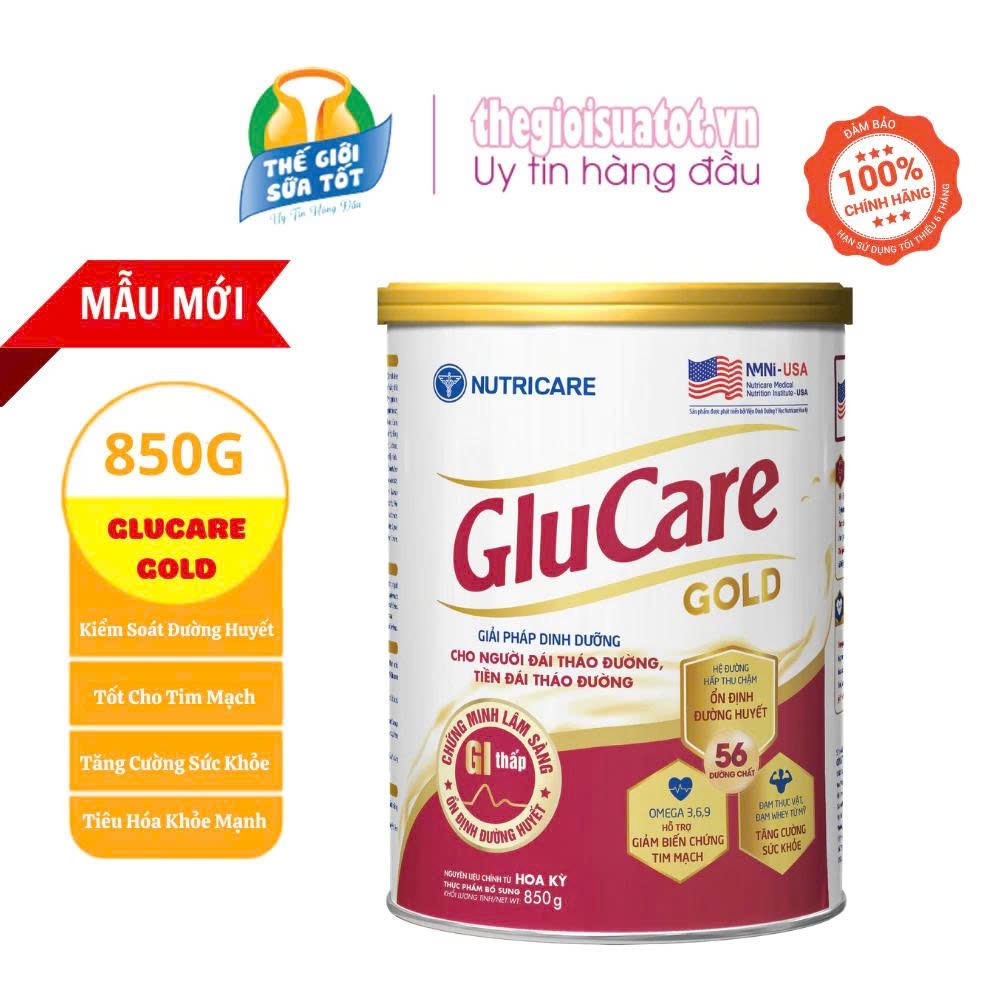 Glucare Gold Milk 850G New Model - For People With Diabetes ...