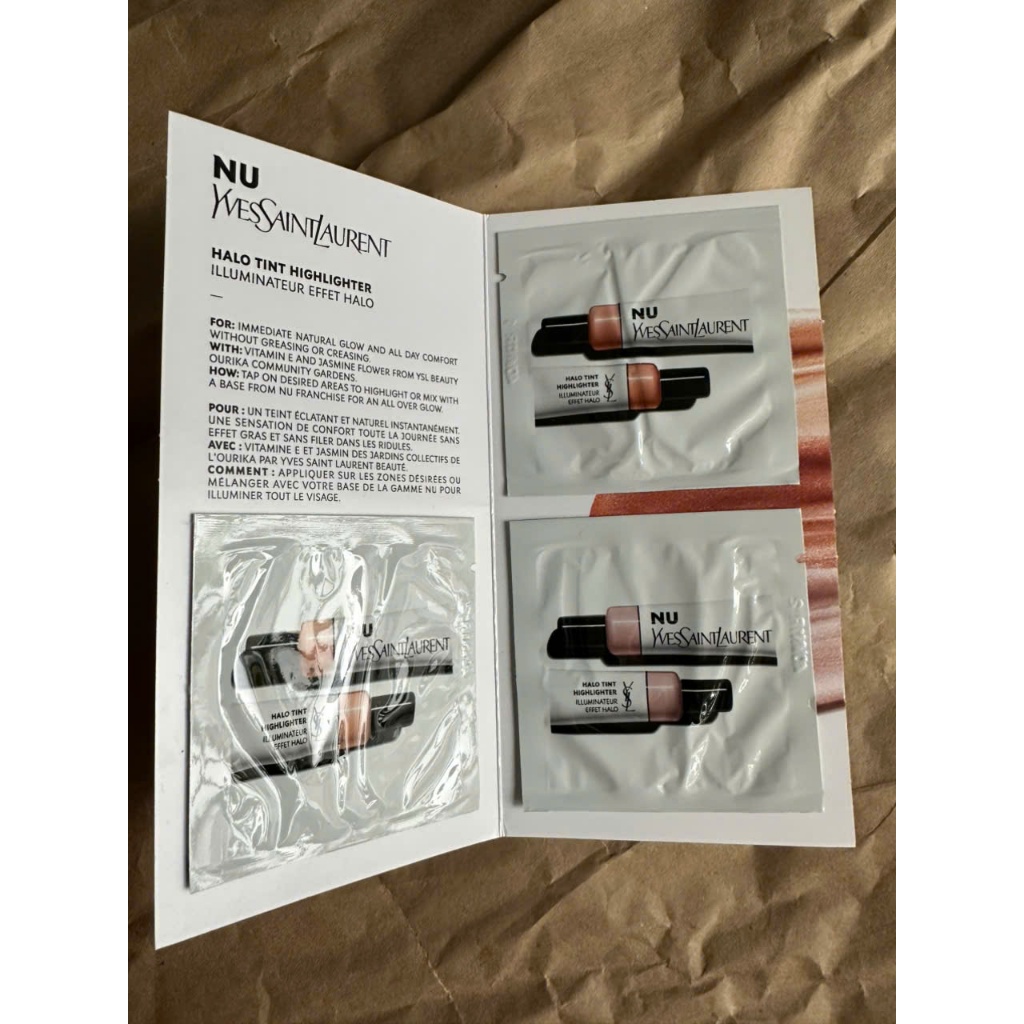 (Sample) Y.S Highlighter.. Nu Halo Tint Highlighter 3 packs x 1ml (Nu ...