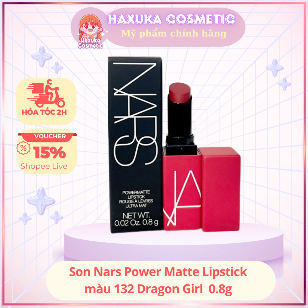 Nars Power Matte Lipstick color 132 Dragon Girl Long Lasting Matte ...
