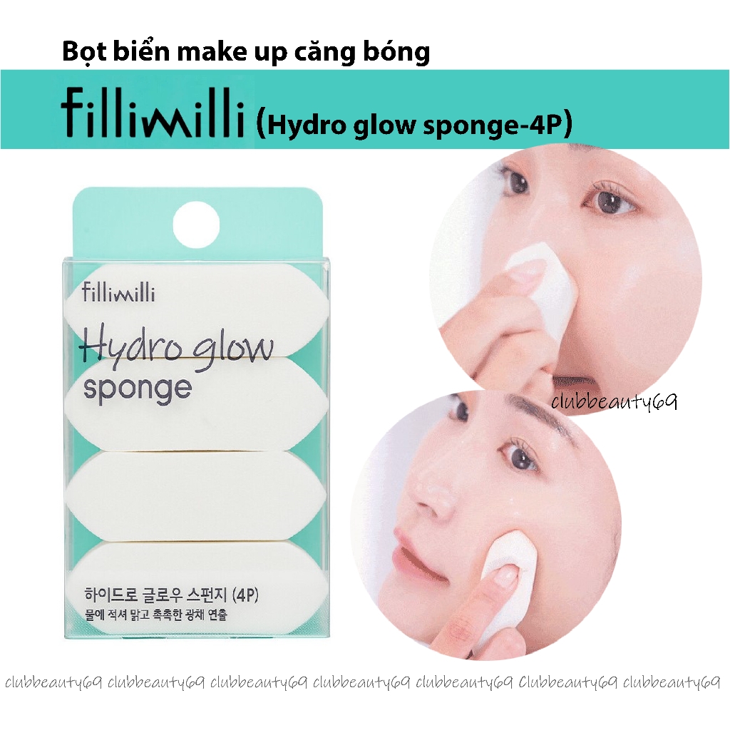 Filimilli Olive Young Hydro Glow Sponges /글리밀리 하이드로 글로우 스 반지 | Shopee ...