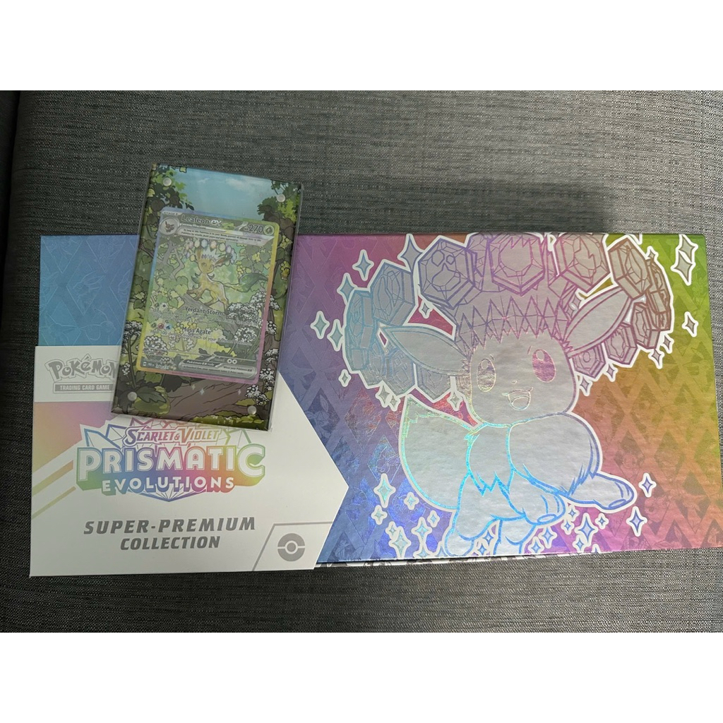Genuine Prismatic Evolution Special premium collection box (full ...