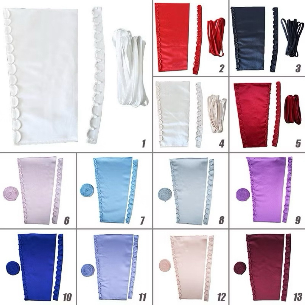 THICK MIXED SILK WEDDING DRESS PADDING/LINED FOR THE BRIDE. MULTIPLE ...