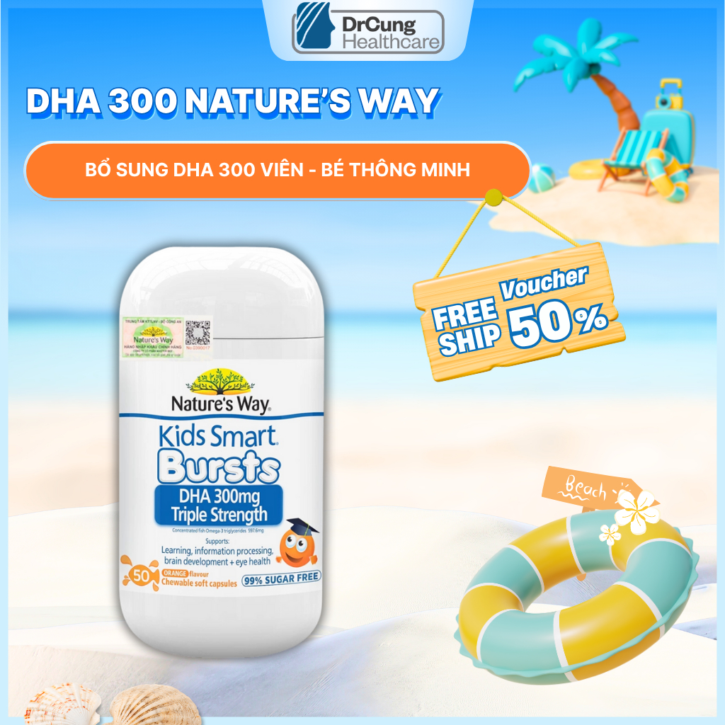 [SHOPPE LIVE] Nature's Way Kids Smart DHA Chewable Tablets 300mg - DHA ...