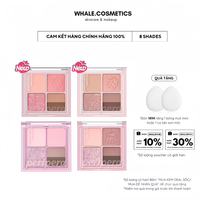 Peripera Ink Pocket Shadow Palette 4-color Eyeshadow (6.4g) | Shopee ...