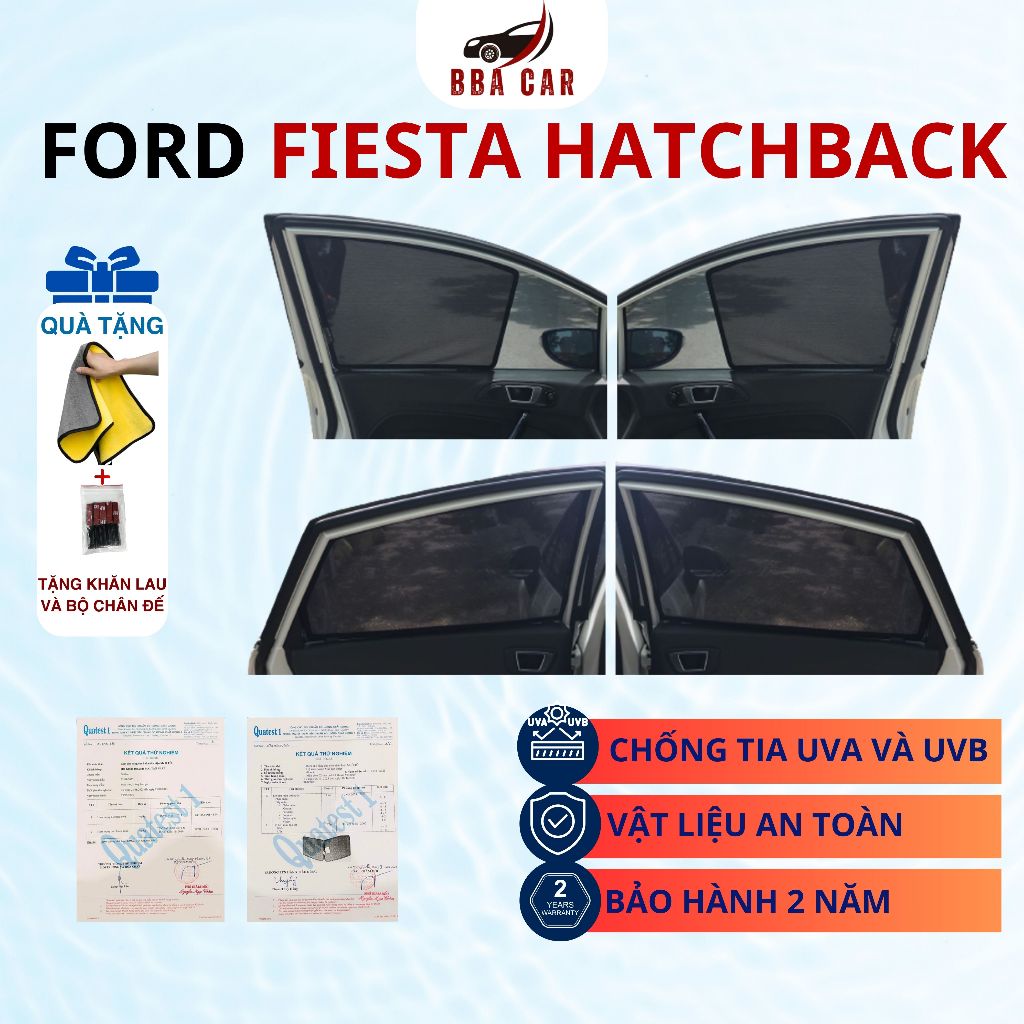 FORD FIESTA HATCHBACK anti-UV sunshade - Type 1 BBA CAR - [free ...