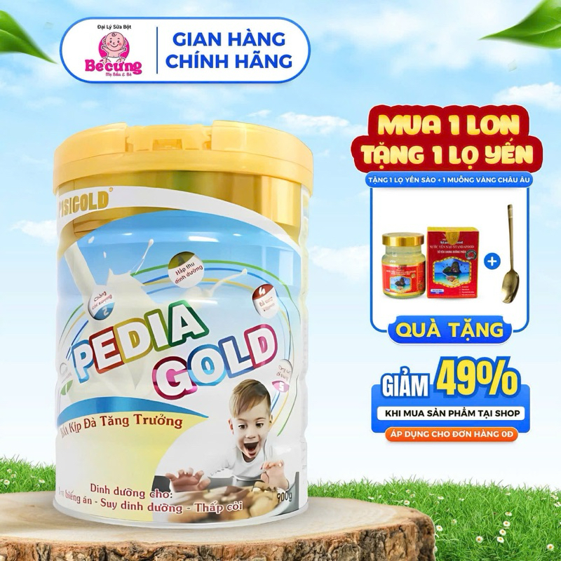 Pisigold pedia milk 900g for anorexic and malnourished babies | Shopee ...