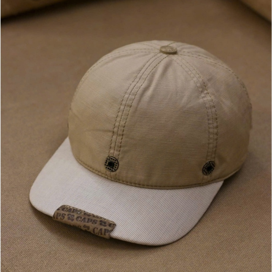 Capo hat, cap with round Z logo mixed with plain Denim fabric, super ...