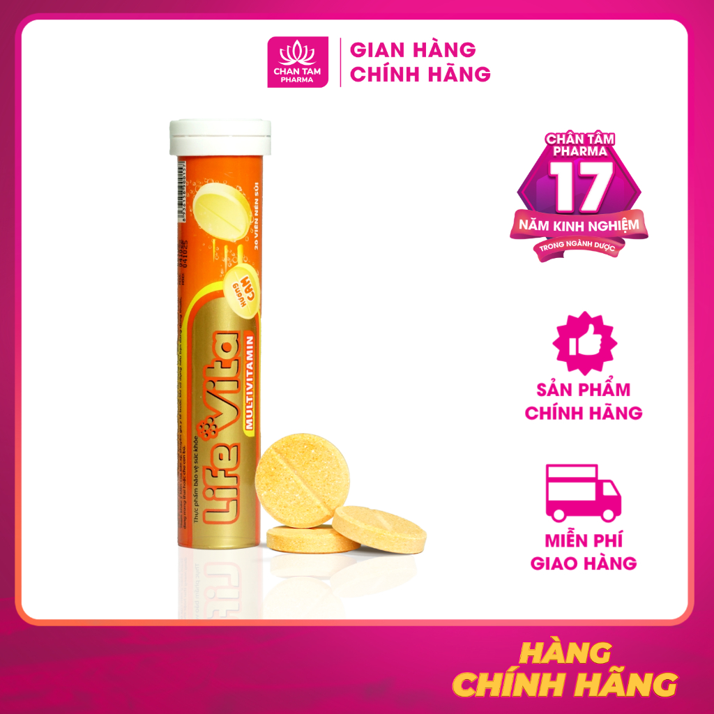 [Genuine] Life Vita Multivitamin Orange Effervescent C Tablets Box of ...