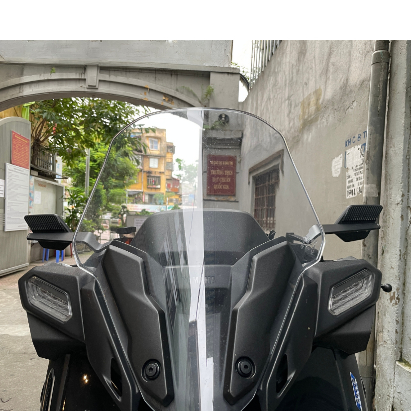 Rizoma Stealth Max Mirror for YAMAHA XMAX 300 NMAX155 Aerox155 Folding Wind Wing Standard ND 168 ...