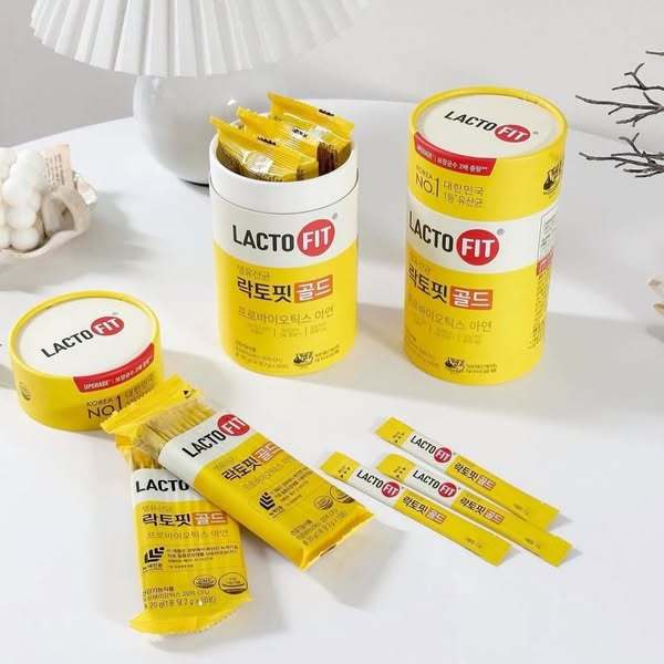 Korean Lacto Fit Probiotic Set (Gold) | Shopee Malaysia