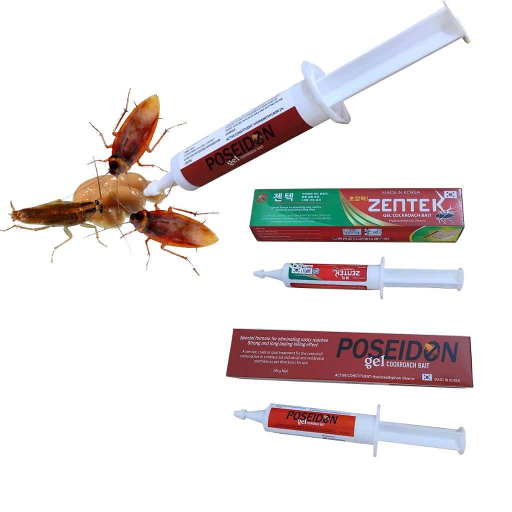 Poseidon cockroach killer, Zentek - Korean cockroach killer bait | Shopee Malaysia
