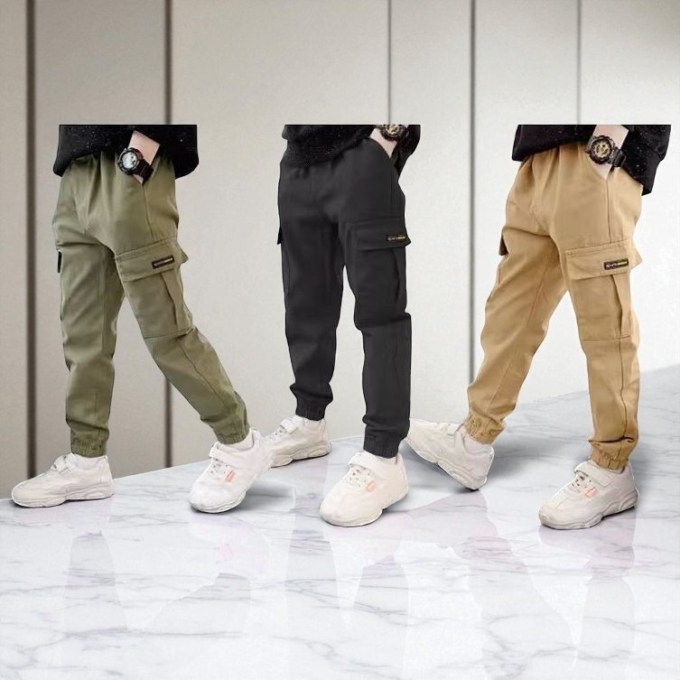 M2 children's khaki pants, thick khaki material, good elasticity kids ...