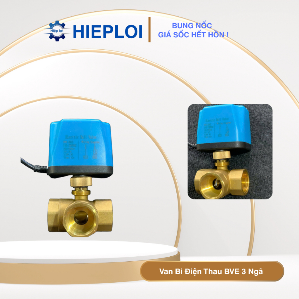 BVE 3-Wire Brass Electric Ball Valve-3W 3-Way Opening and Closing ...