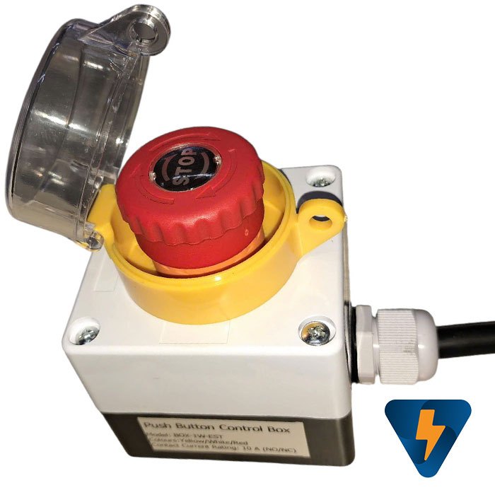 Push button BOX with cover E STOP BOX-1W-EST uses fire alarm system ...