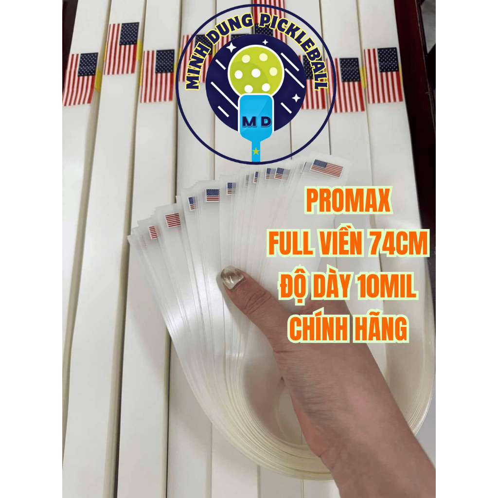 Combo 3/5/10 Pickleball PPF ProMax 10Mil Racket Edge Stickers – Full ...
