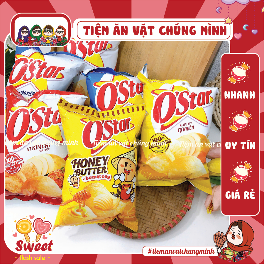 5 Packs of O'Star Snacks of all flavors from orion, Genuine Seaweed and ...