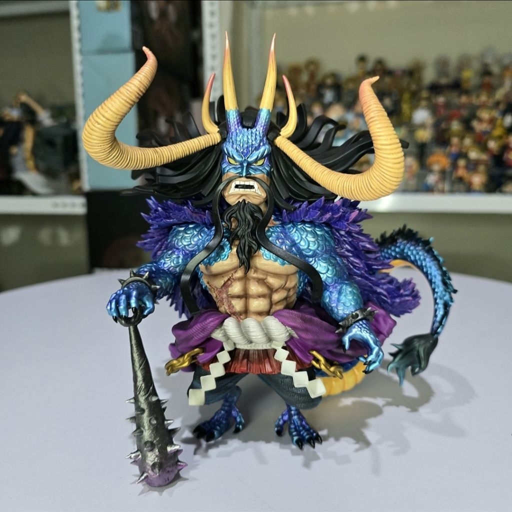 [Genuine Resin] One Piece Model Four Emperors Kaido Beast Hybrid Form ...