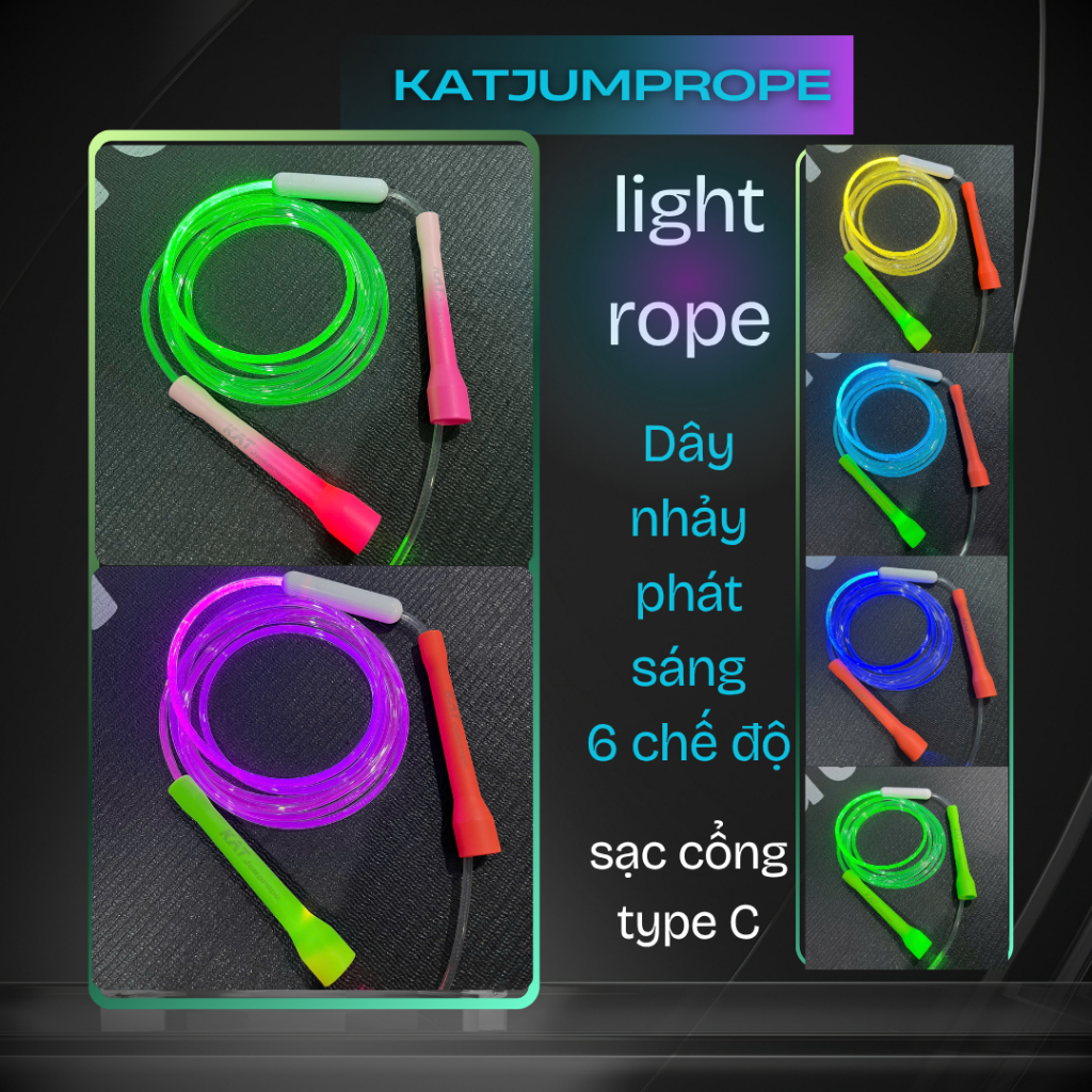Glowing jumping rope, high quality multi-colored Led jumping rope ...