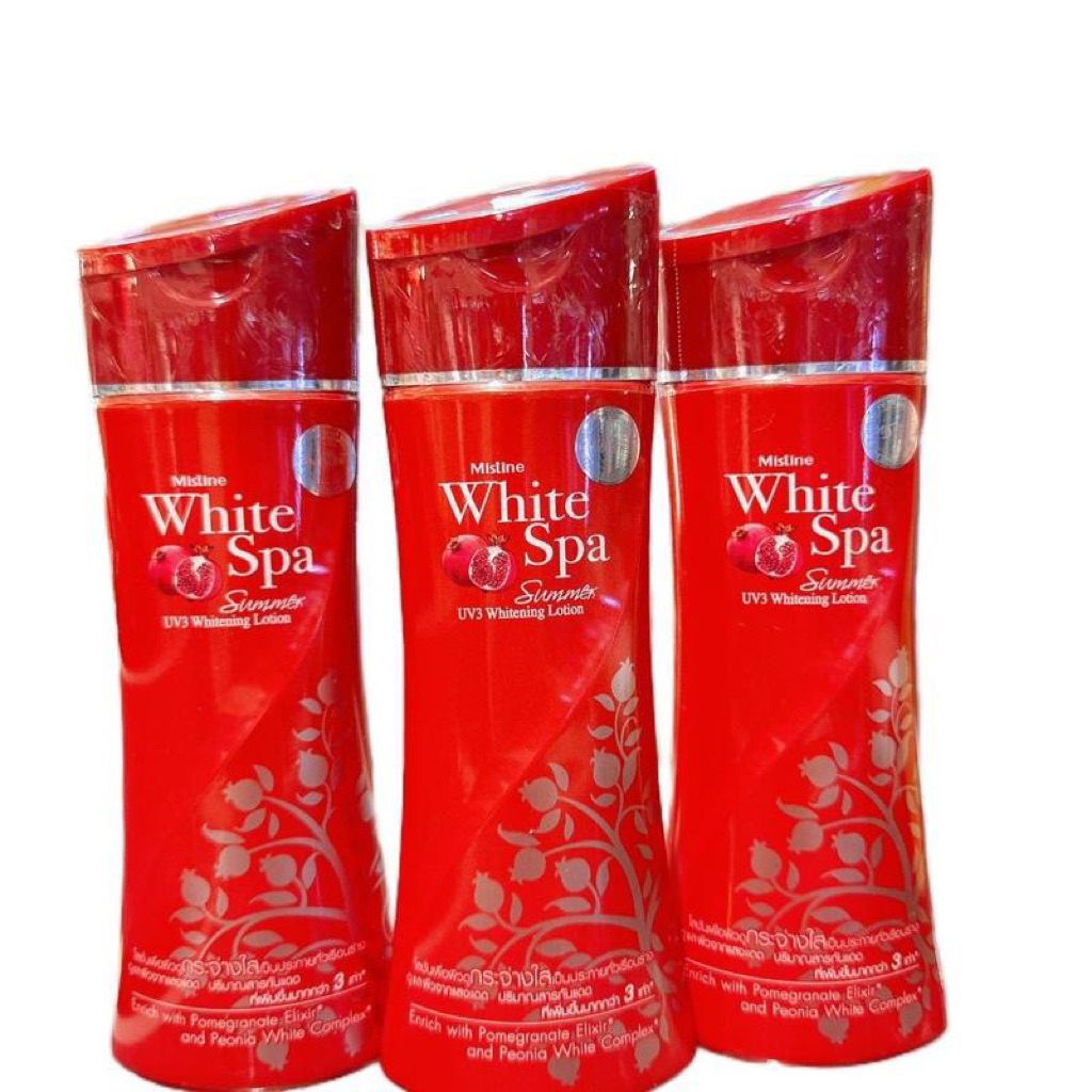 MISTINE WHITE SPA RED Pomegranate SKIN WHITENING BODY LOTION THAILAND ...