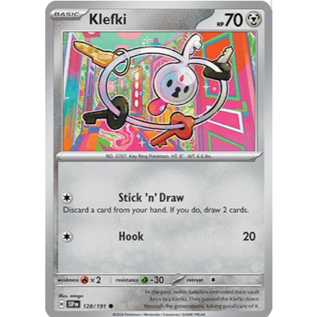 [Pokemon TCG Card] Klefki - 128/191 - Common | Shopee Malaysia